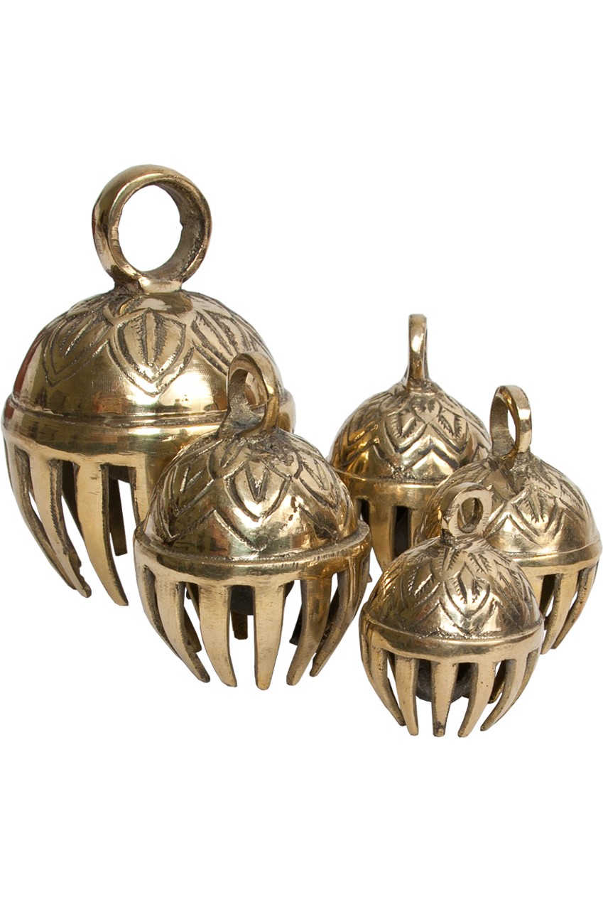 DOBANI Graduated Solid Brass Elephant Bells 5-Piece 1.5-to-3' | AYOTTE ...