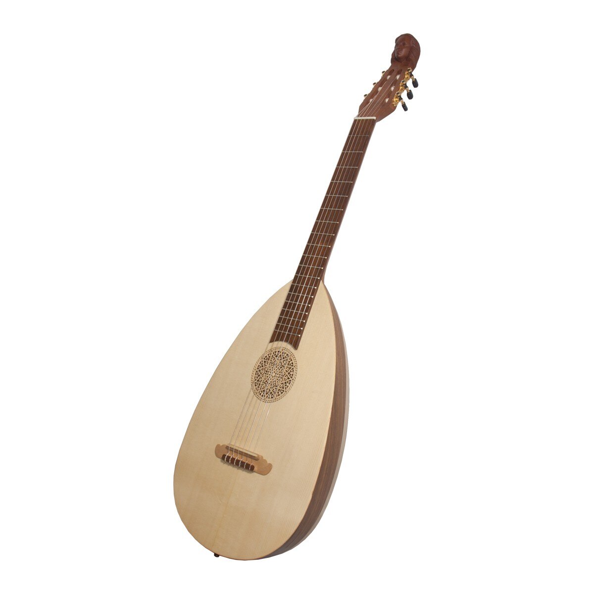 Roosebeck Lute-Guitar, 6 String, Variegated, Gears | AYOTTE CUSTOM ...