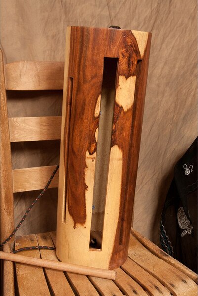 Mid-East Slit Log Drum with Beaters 7-by-20-Inch - www.ensoulmusic.com