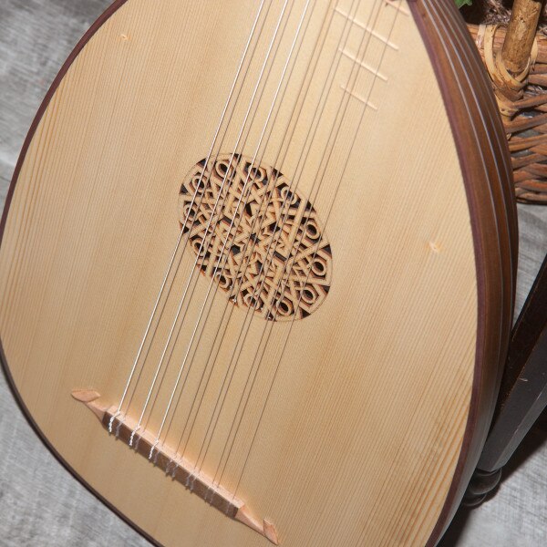 Roosebeck Deluxe 7-Course Lute - Walnut - www.ensoulmusic.com