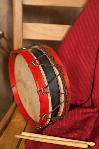 Roosebeck Tabor Drum with Sticks 10-Inch - www.ensoulmusic.com